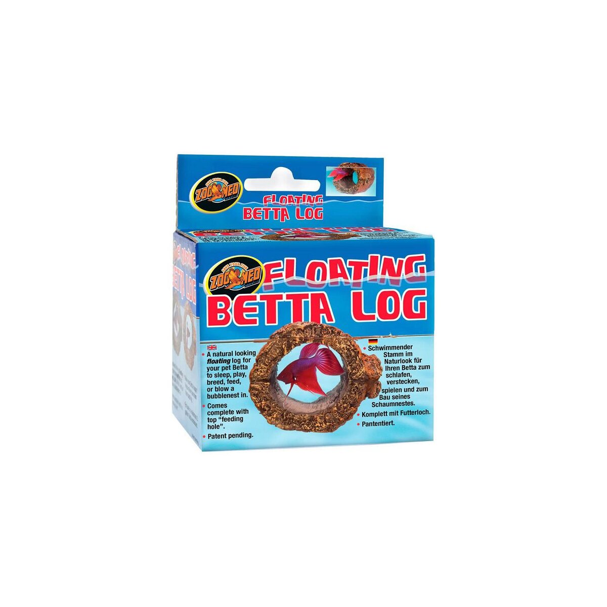 Zoomed Floating Betta Log, 15,29