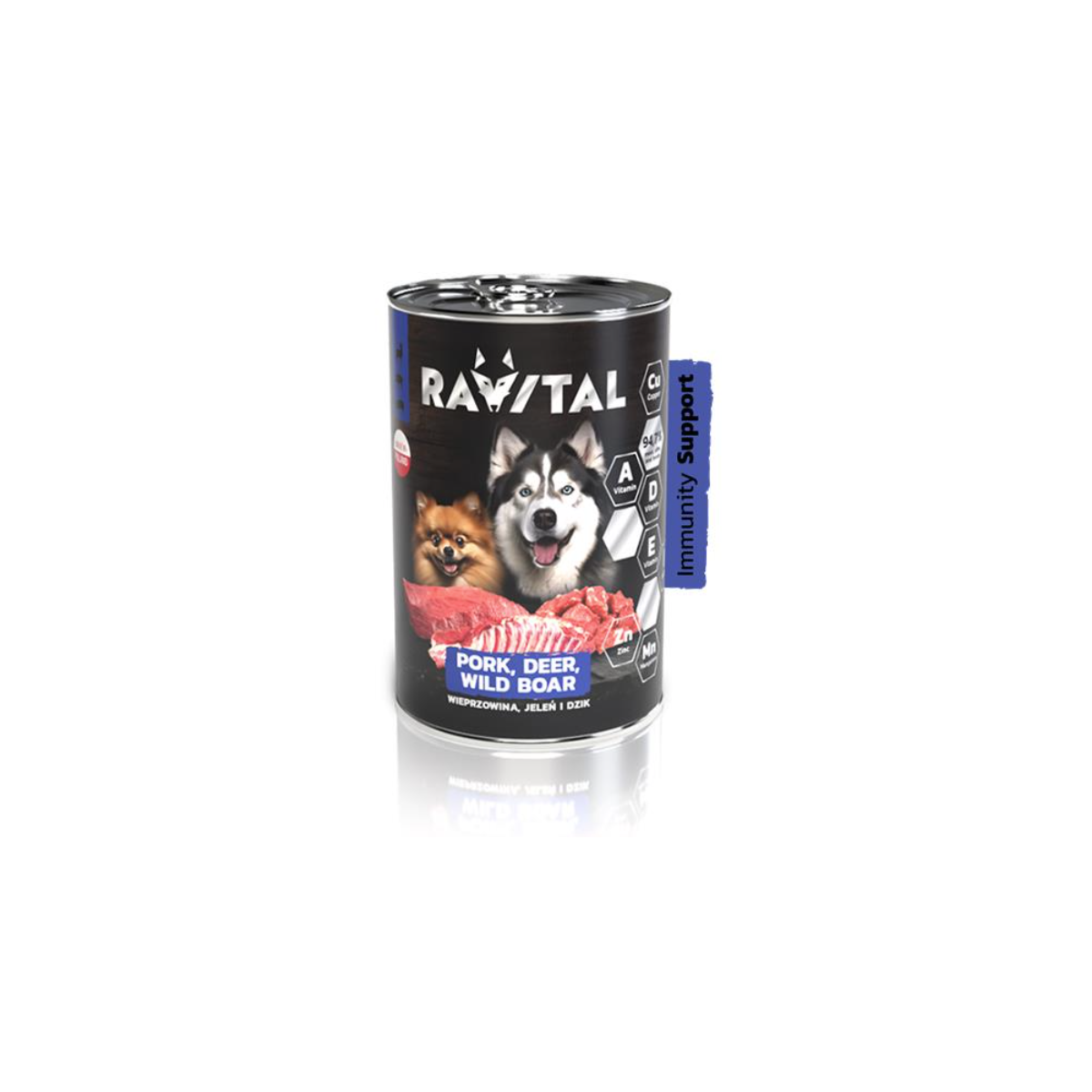 RAVITAL 400g Dose Hundefutter für alle erwachsenen Hunde und Rassen m ...